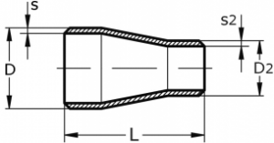 Stainless Concentric Reducers: Welded and Seamless - ASME B 16.9 ...