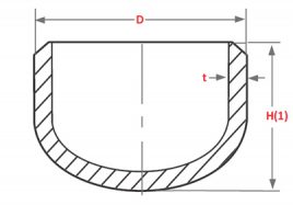 butt-weld-caps - lined pipe, clad pipes, induction bends, Pipe Fittings ...